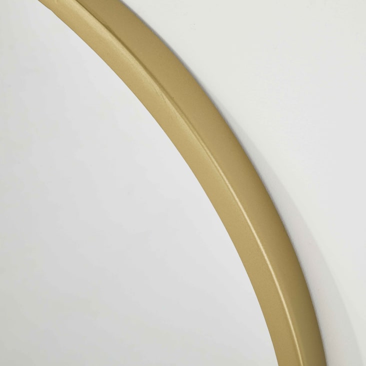 Spiegel mit emailliertem Metall-Detail, 67 cm Eklyps | Maisons du Monde