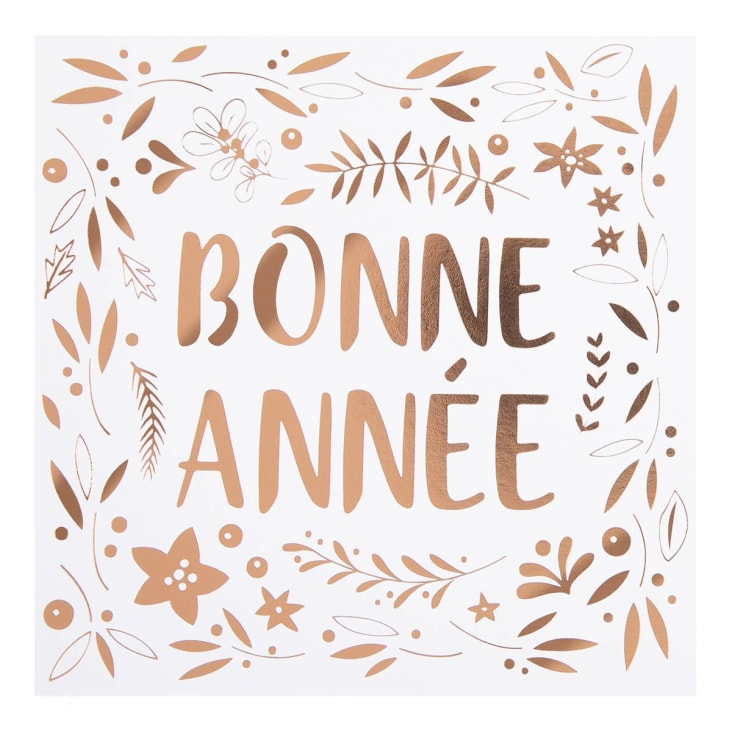 Carte De Vœux Etincelle Bonne Année | Maisons du Monde