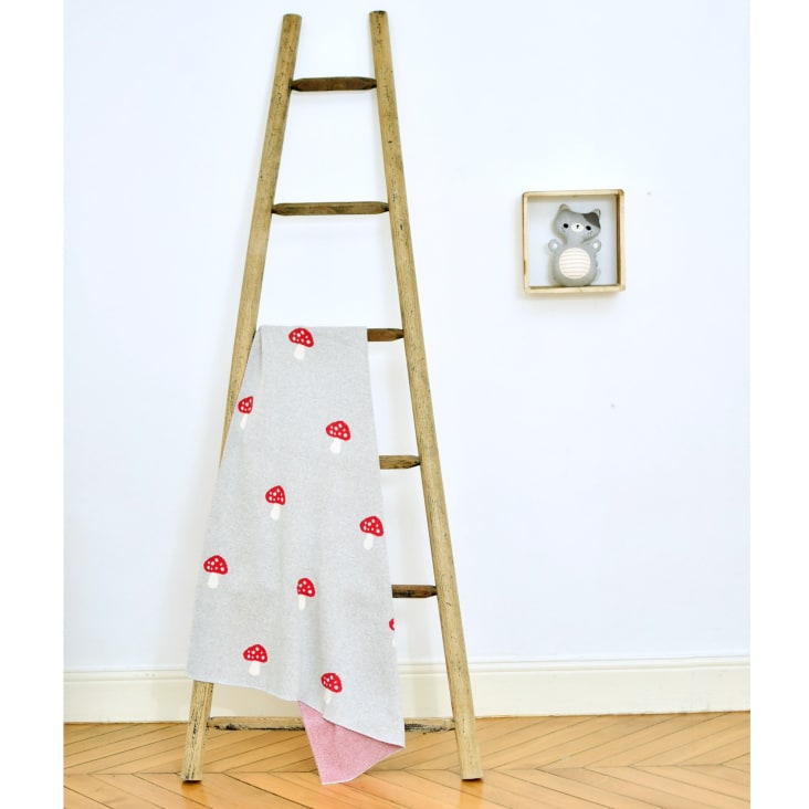 Couverture bébé en coton bio Champi 80 x 100 cm | Maisons du Monde