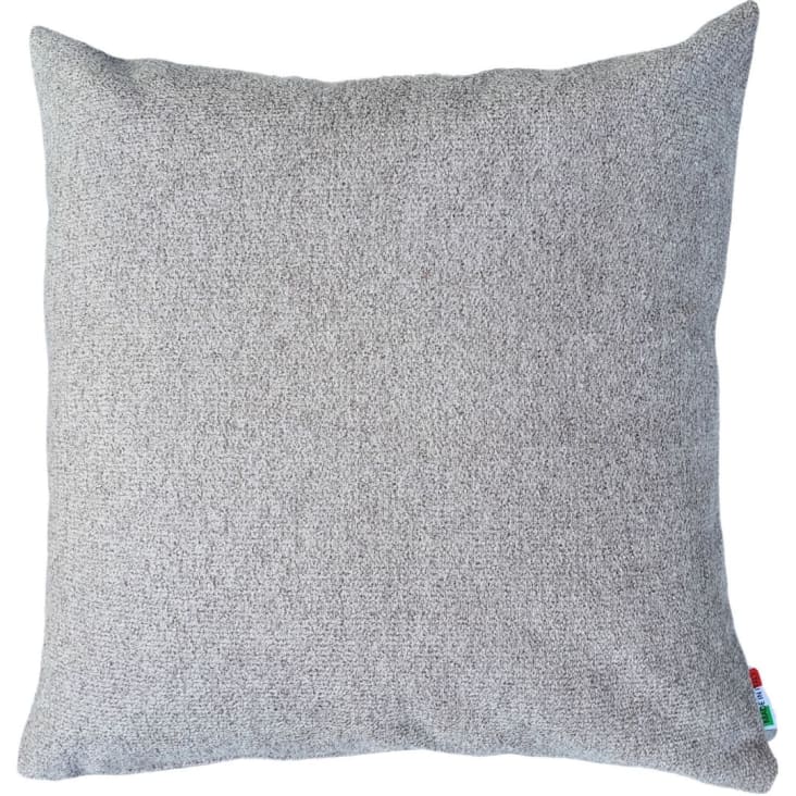 Cuscino grigio chiaro arredo in microfibra 42x42 cm Boucle | Maisons du ...