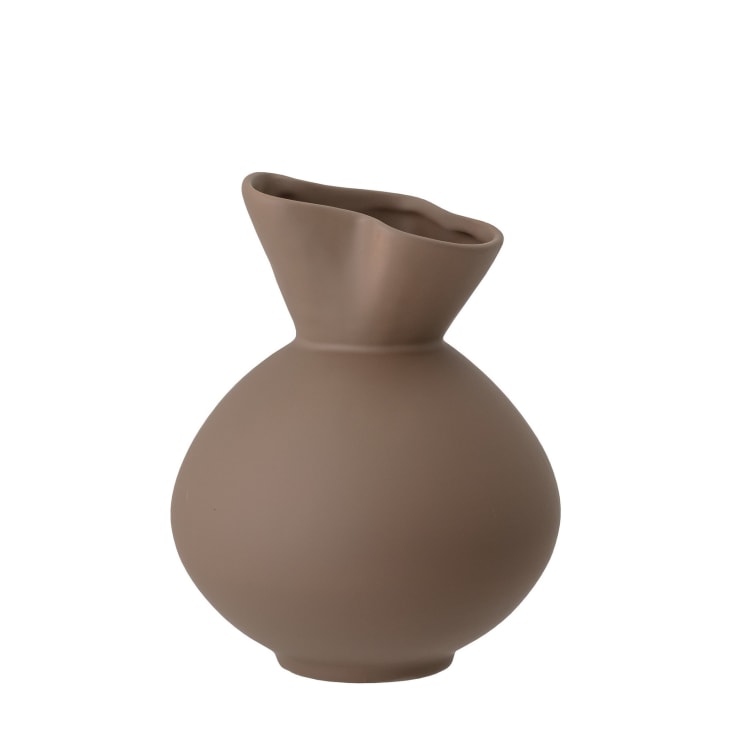 Vase aus Steingut, H20cm, braun Nicita | Maisons du Monde