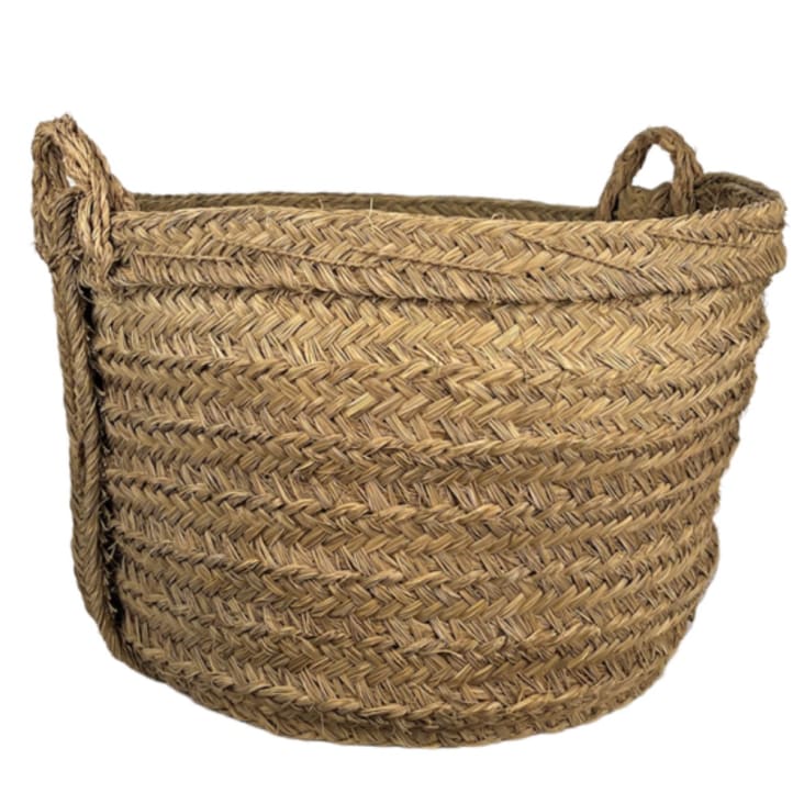 Panier range buches en Halfa 65 cm PANIER | Maisons du Monde