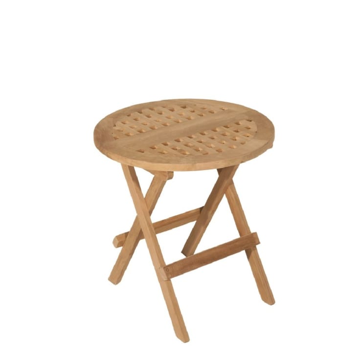 Table basse pliante de jardin en bois teck Harris | Maisons du Monde