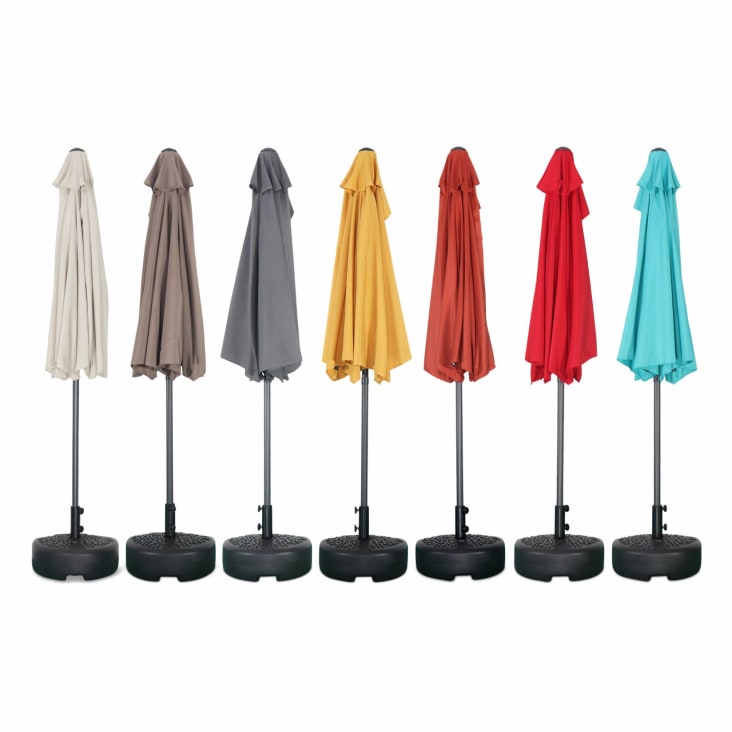 Parasol de balcon D250cm terracotta demi parasol Calvi | Maisons du Monde