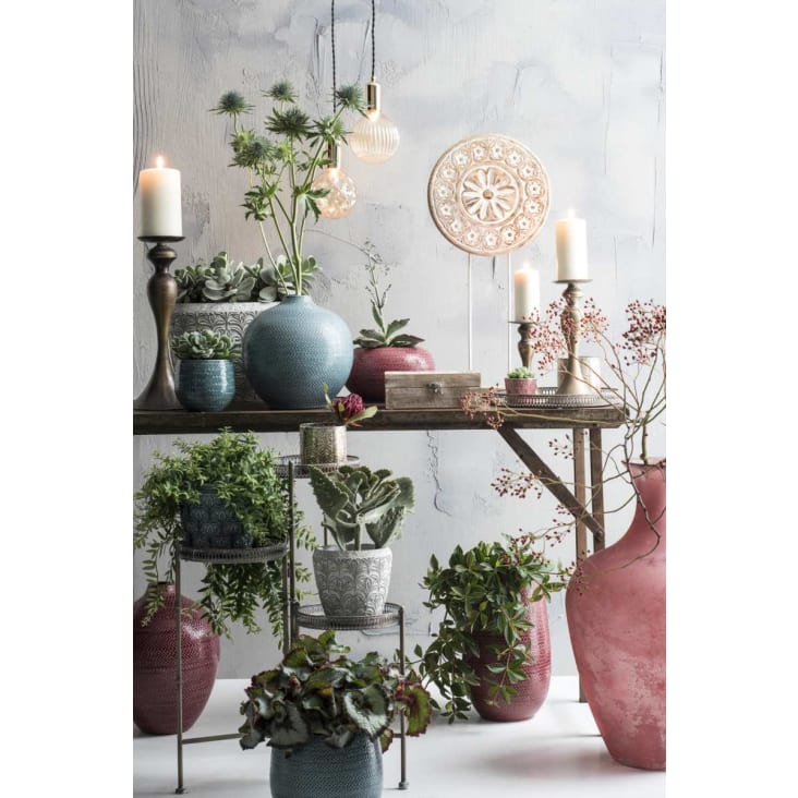 Begonia artificial rojo en maceta alt. 40 Begonia | Maisons du Monde