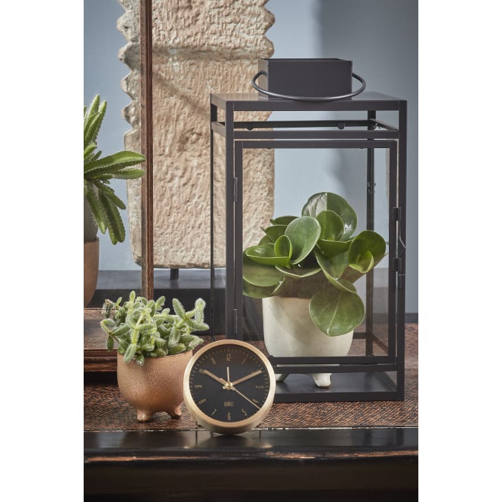 Laterne aus schwarzem Metall H36 Storm | Maisons du Monde