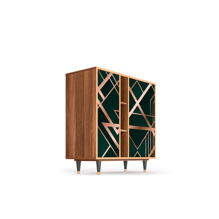 Buffet vert 3 portes L 94 cm EMERALD GATSBY | Maisons du Monde