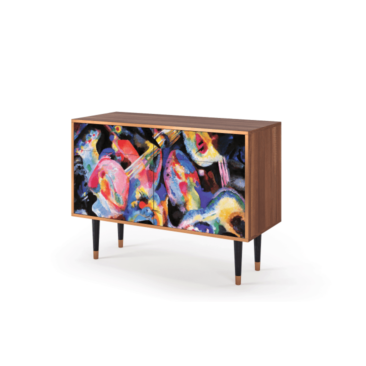 Sideboard bunt mit 2 Schubladen und 2 Türen L 115 cm KANDINSKY ...