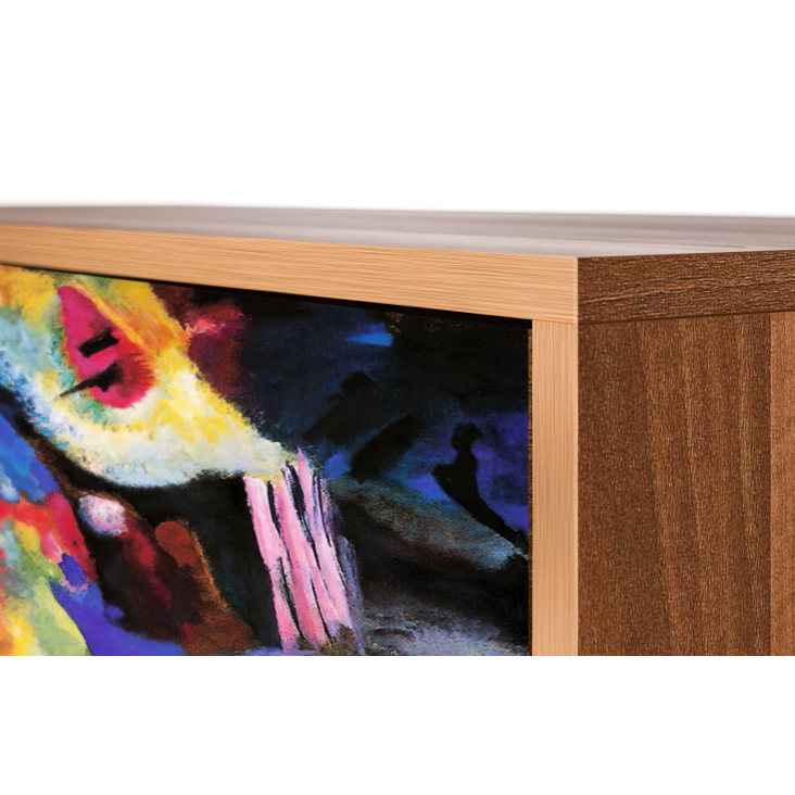 Sideboard bunt mit 3 Schubladen und 1 Tür L 115 cm KANDINSKY | Maisons ...