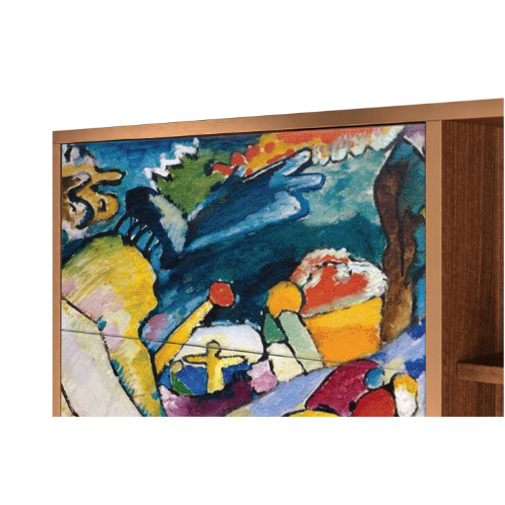 Sideboard bunt mit 3 Schubladen und 1 Tür L 125 cm IMPROVISATION 26 BY ...