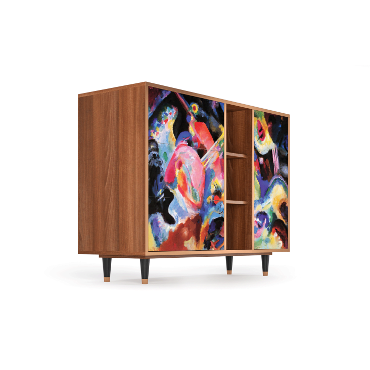 Sideboard bunt mit 3 Schubladen und 1 Tür L 125 cm KANDINSKY | Maisons ...