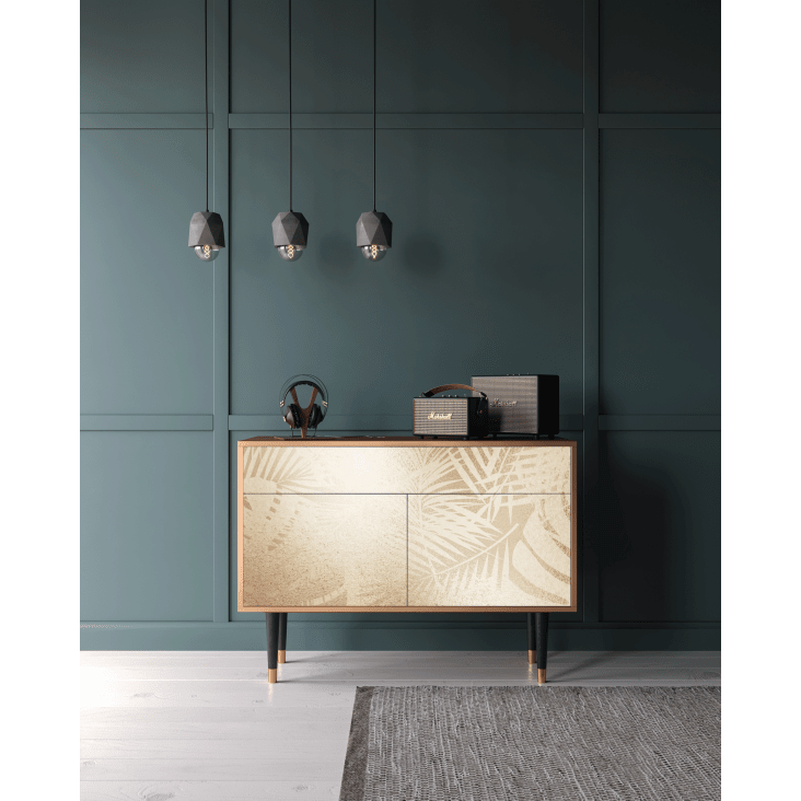 Sideboard sandfarben mit 2 Schubladen und 2 Türen L 115 cm PLANT OF THE ...