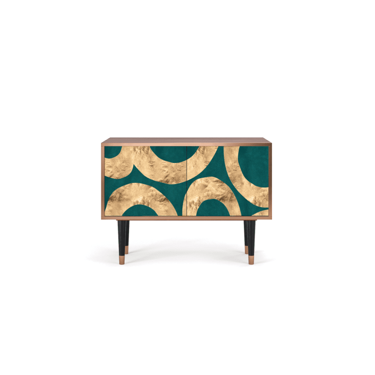Sideboard blau-grün mit 2 türen L 94 cm ZIRCON SPHERE | Maisons du Monde