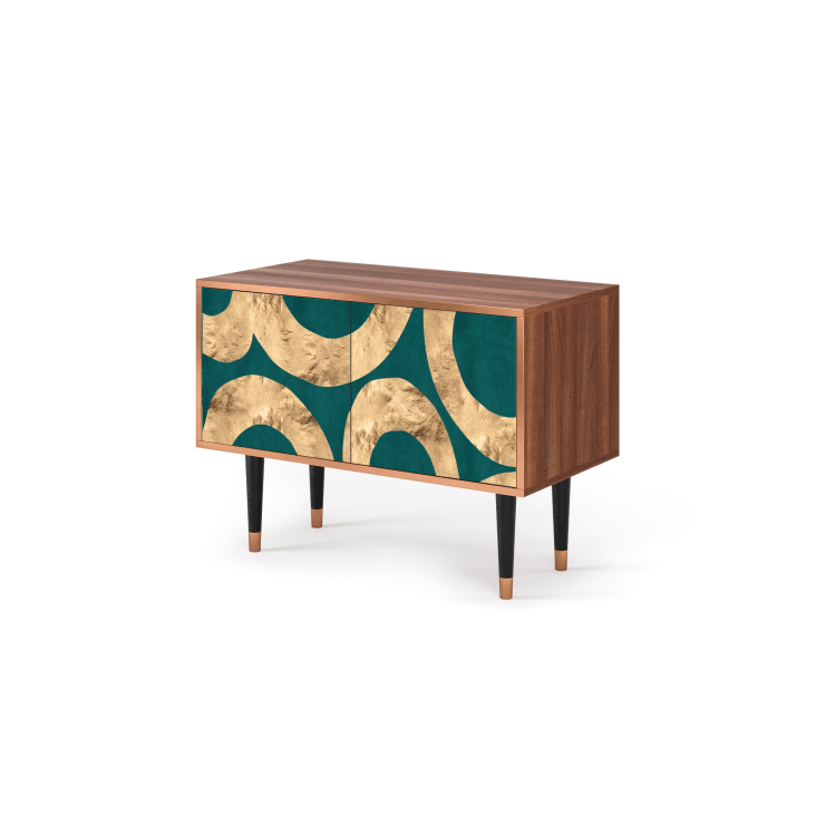 Sideboard blau-grün mit 2 türen L 94 cm ZIRCON SPHERE | Maisons du Monde