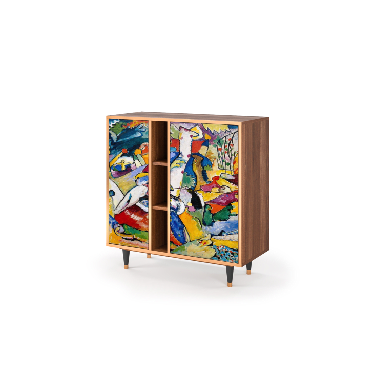 Sideboard bunt mit 3 Türen L 94 cm IMPROVISATION 26 BY WASSILY ...