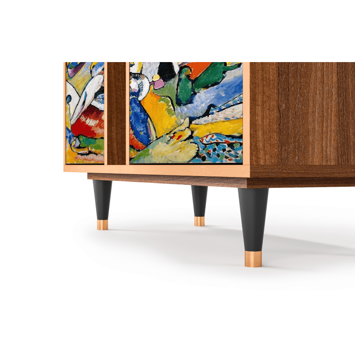 Sideboard bunt mit 3 Türen L 94 cm IMPROVISATION 26 BY WASSILY ...