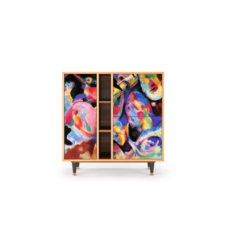 Sideboard bunt mit 3 Türen L 94 cm KANDINSKY | Maisons du Monde