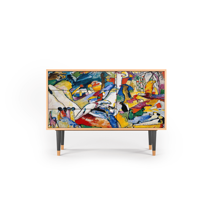 Sideboard bunt mit 3 Schubladen und 1 Tür L 115 cm IMPROVISATION 26 BY ...