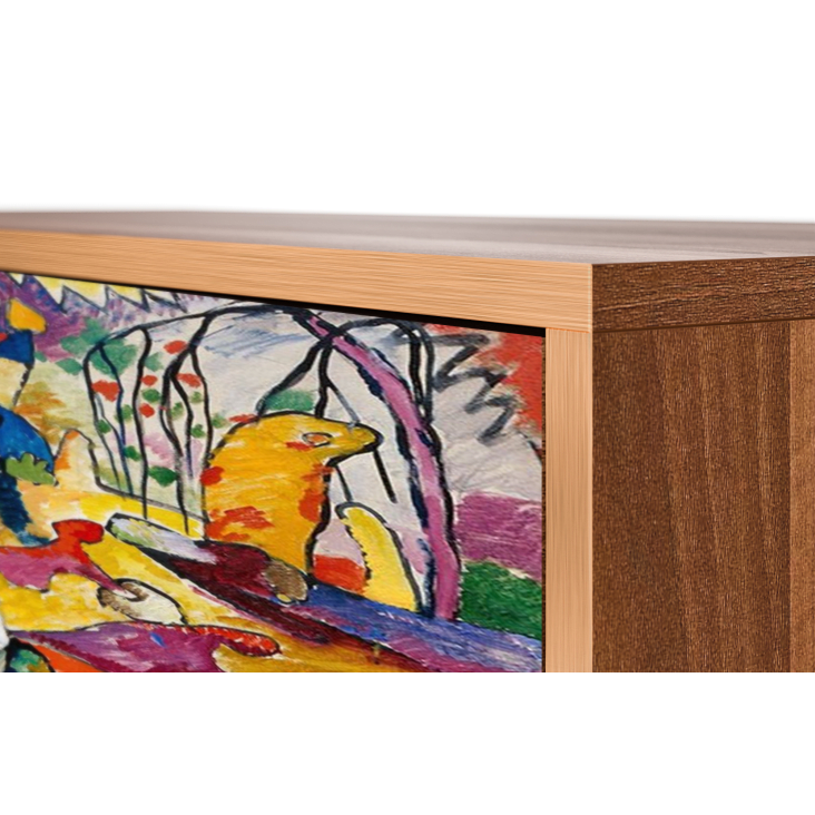 Sideboard bunt mit 3 Schubladen und 1 Tür L 115 cm IMPROVISATION 26 BY ...