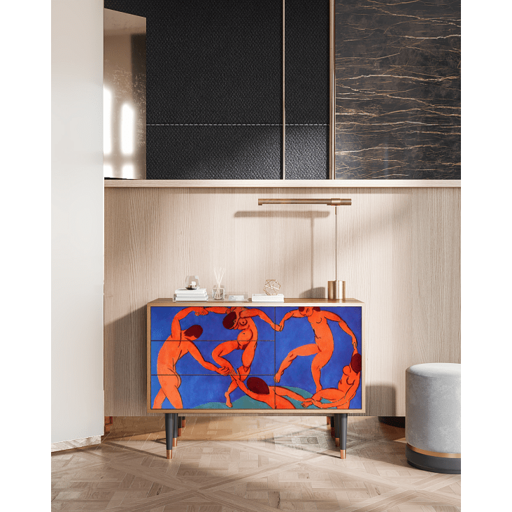 Sideboard bunt mit 3 Schubladen und 1 Tür L 115 cm THE DANCE BY HENRI ...