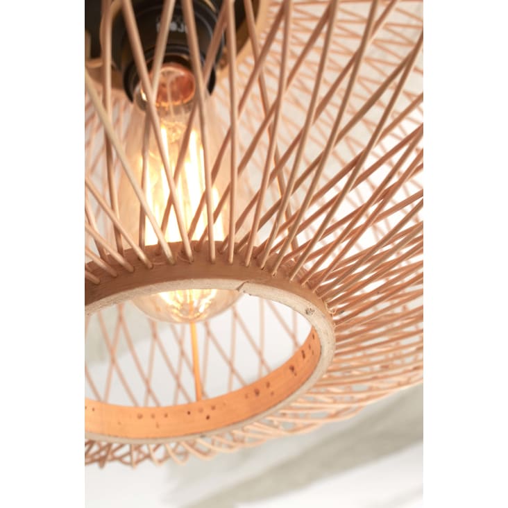 Plafonnier bambou brun Ø40cm Cango | Maisons du Monde