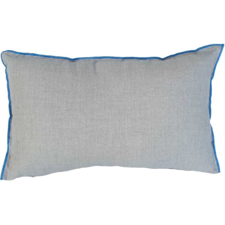 Cuscino turchese arredo in lino 30x50 cm Talin | Maisons du Monde