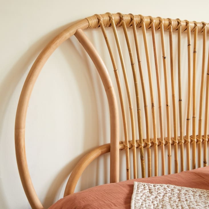 Tête de lit enfant en rotin 120 cm Leontie | Maisons du Monde