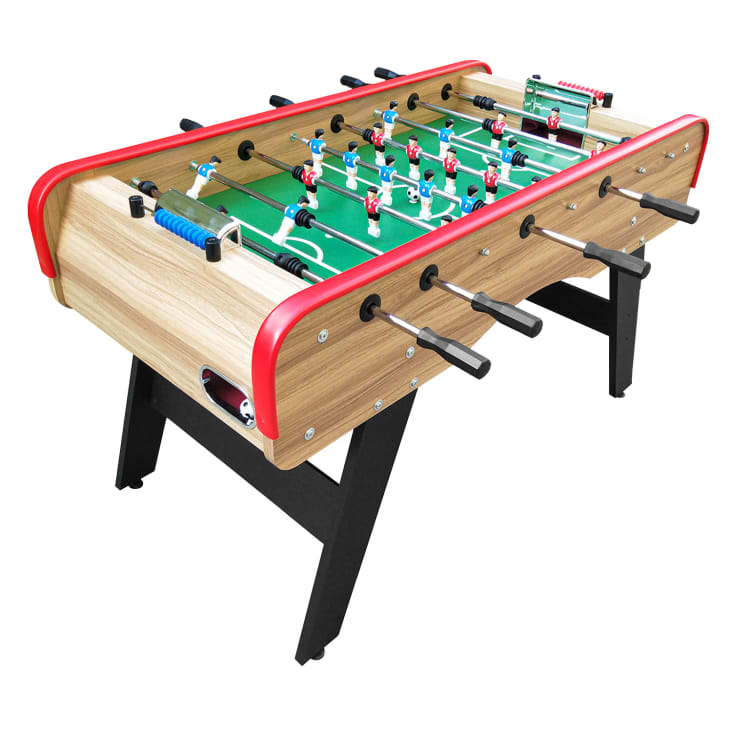 Tischfußball aus hellem Holz mit Bällen | Maisons du Monde