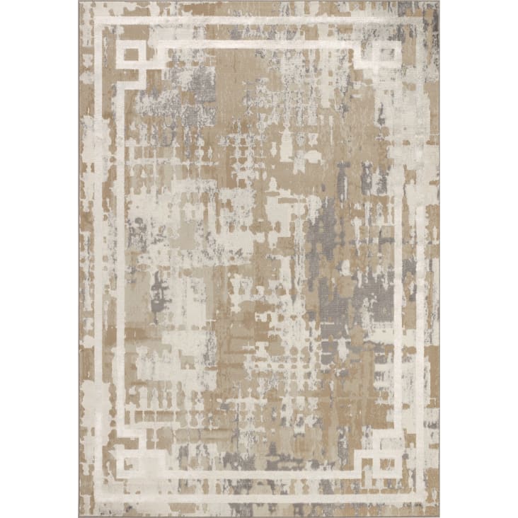 Abstrakt Moderner Teppich Beige/Weiß 200x275 Martina | Maisons du Monde