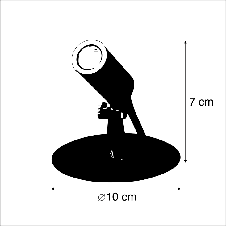 Set di faretti da esterno a 4 pin neri con LED IP68 Garly | Maisons du ...