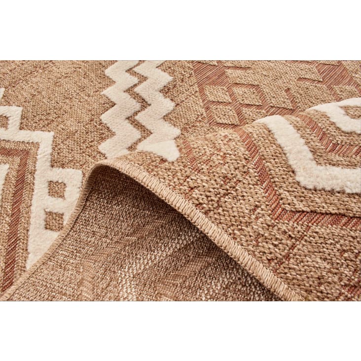 Innen und Außenteppich mit ethnischem Jute-Aspekt, Terra – 60x90 TULUM | Maisons du Monde