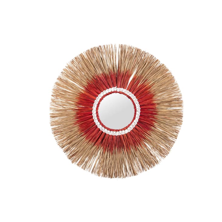 Espejo natural de madera 76x2,5x76cm | Maisons du Monde