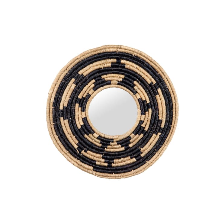 Espejo natural de madera 48x4x48cm | Maisons du Monde
