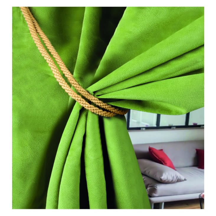 Embrasse rideau textile cordon - Ecru Durban | Maisons du Monde