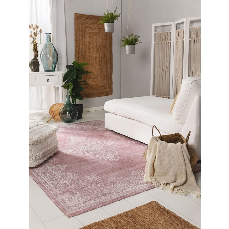 Alfombra rosa 160x230 LAURY | Maisons du Monde