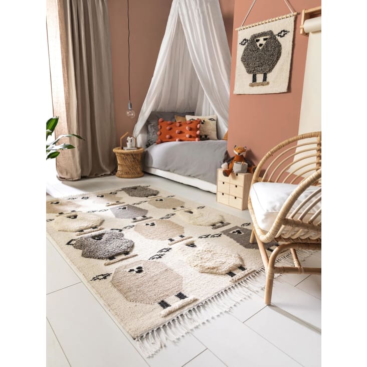 Tapis enfant crème 160x230 Shawn | Maisons du Monde