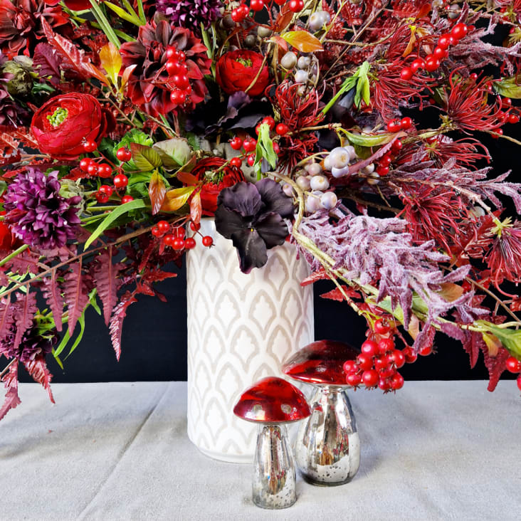 Follaje de glicinia artificial efecto bruma morada h79 | Maisons du Monde