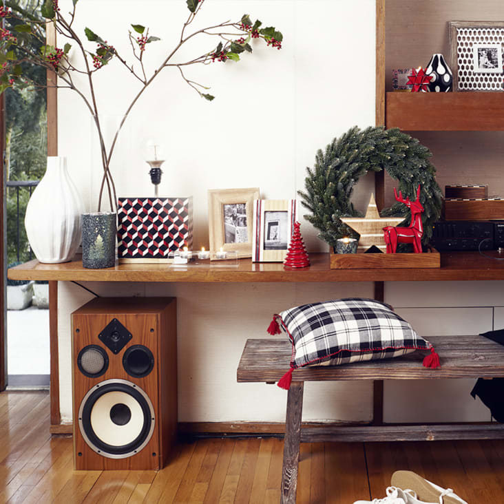Marco de fotos de madera de mango blanco 18x13 Boston | Maisons du Monde