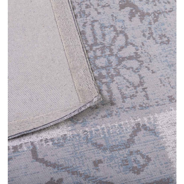 Tapetto in tessuto patchwork bicolore 160 x 230 cm | Maisons du Monde