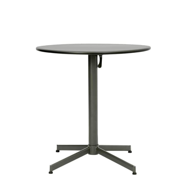 Runder Esstisch aus Metall für 3 Personen, grün Helo | Maisons du Monde