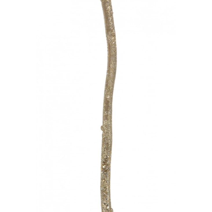 Rama simple dorada de plástico con purpurina de 13x8x168 cm | Maisons ...