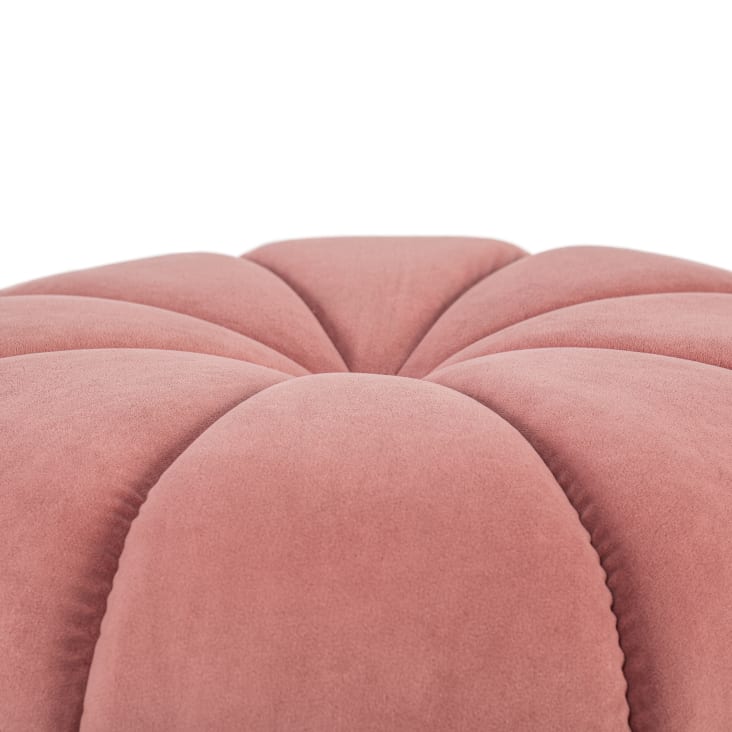 Puf en terciopelo pink | Maisons du Monde