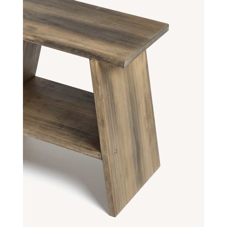 Mesa auxiliar de madera de color marrón Thyone | Maisons du Monde