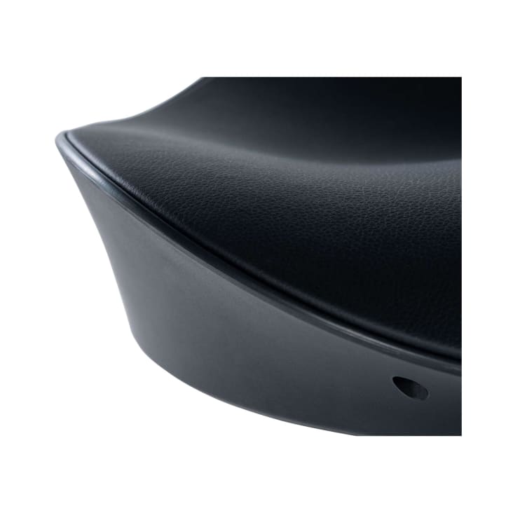 Set di 2 sgabelli da bar regolabili in Finta pelle Colore nero ALISSON ...