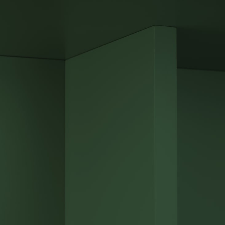 Mesa de comedor redonda tablero laminado de 3cm verde cedro 120cm ...