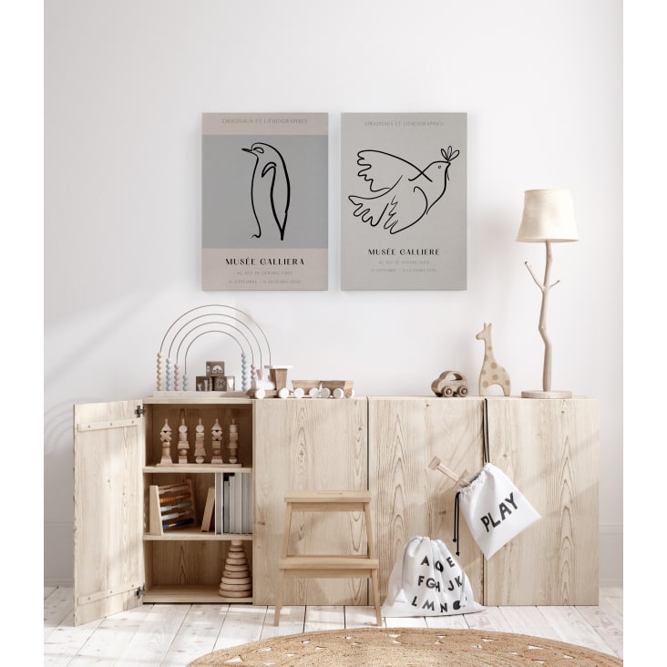 Leinwand 60x40 Druck mit Picasso-Taube PICASSO DOVE | Maisons du Monde