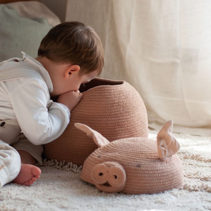 Cesta para niños peggy la cerda The animal crew | Maisons du Monde