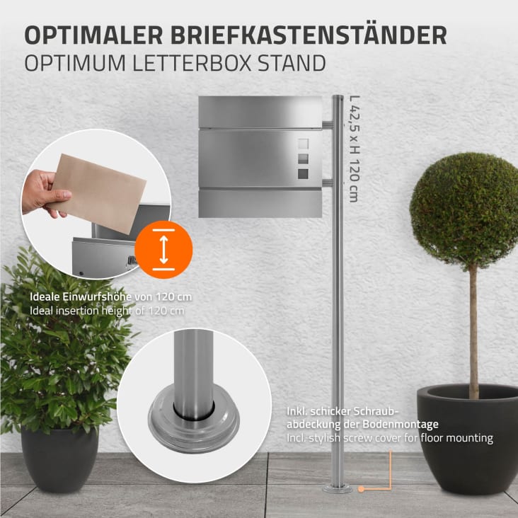 Briefkastenständer Briefkasten Standfuß | Maisons du Monde