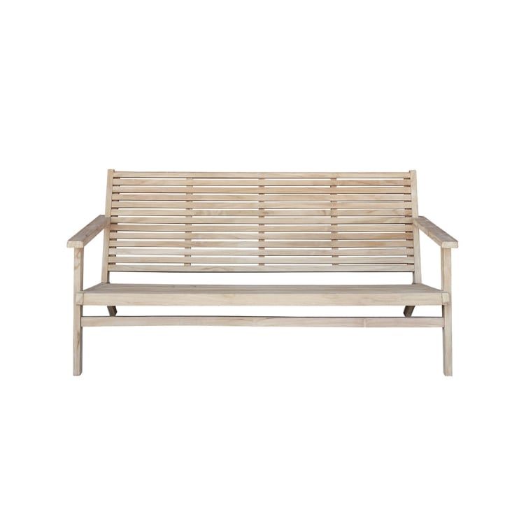 Panchina in teak massiccio 160 cm Malte | Maisons du Monde