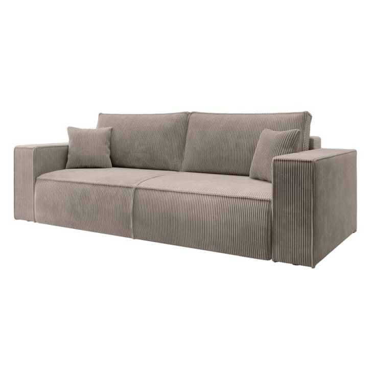 Schlafsofa Farese Cordbezug Beige 257 cm FARESE | Maisons du Monde